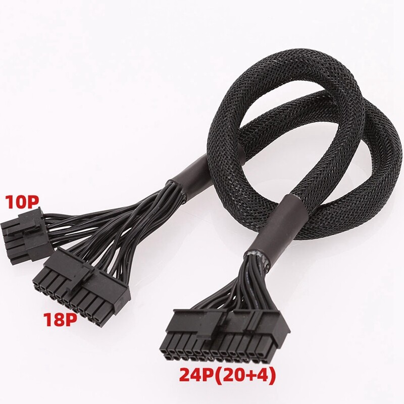 10+18-Pin to 24-Pin Modular Power Cable for Corsair RM550X RM650X ...