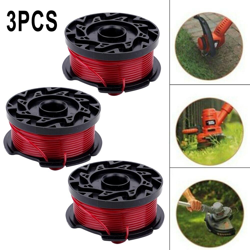 3Pcs Black Decker Strimmer Spool & Line A6481สำหรับ Reflex Strimmer ...