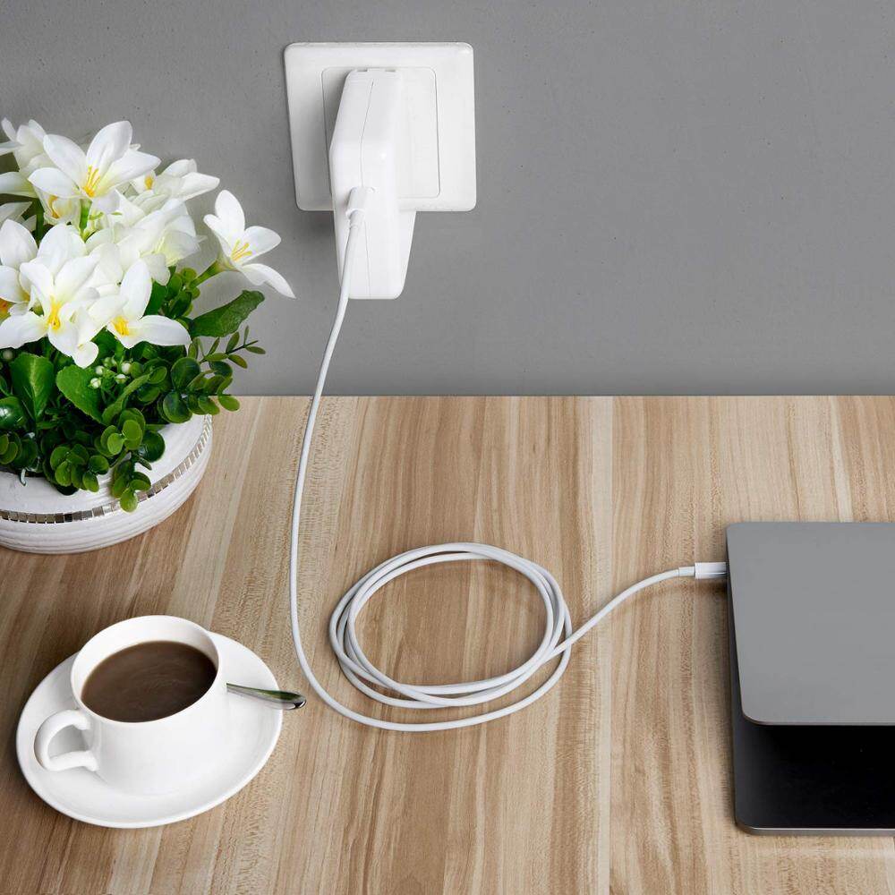 Original 61W USB C ที่ชาร์จอะแดปเตอร์สำหรับ MacBook Pro 12นิ้ว13นิ้ว ...