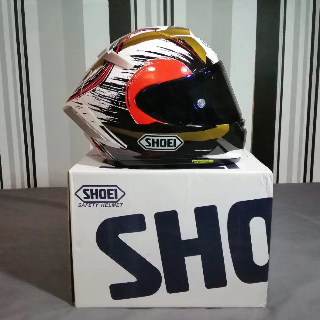 SHOEI X14 Lucky Catหมวกคลุมเต็มหน้าหมวกกันน็อกรถจักรยานยนต์ผู้ชายรถ ...
