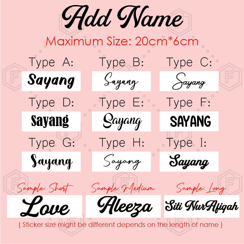 Sticker Budget!!Sanah Helwah Sticker for 20" Bobo Balloon/ Transparent ...