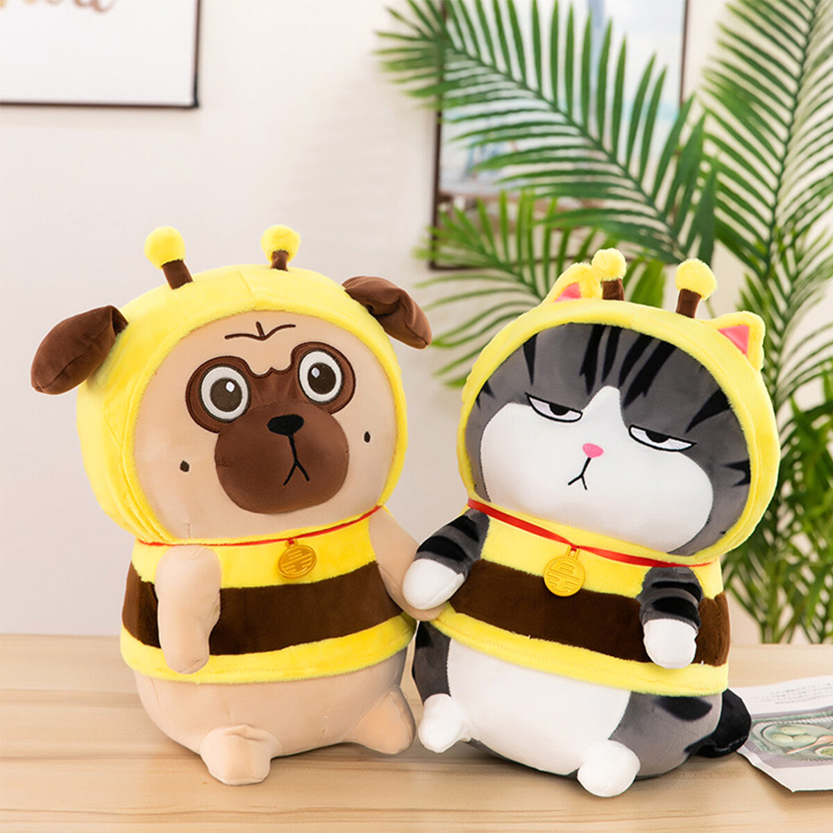 30ซม. Emperor Cat Bazaar Black Dog Plush ของเล่น Emperor Cat Bazaar ...
