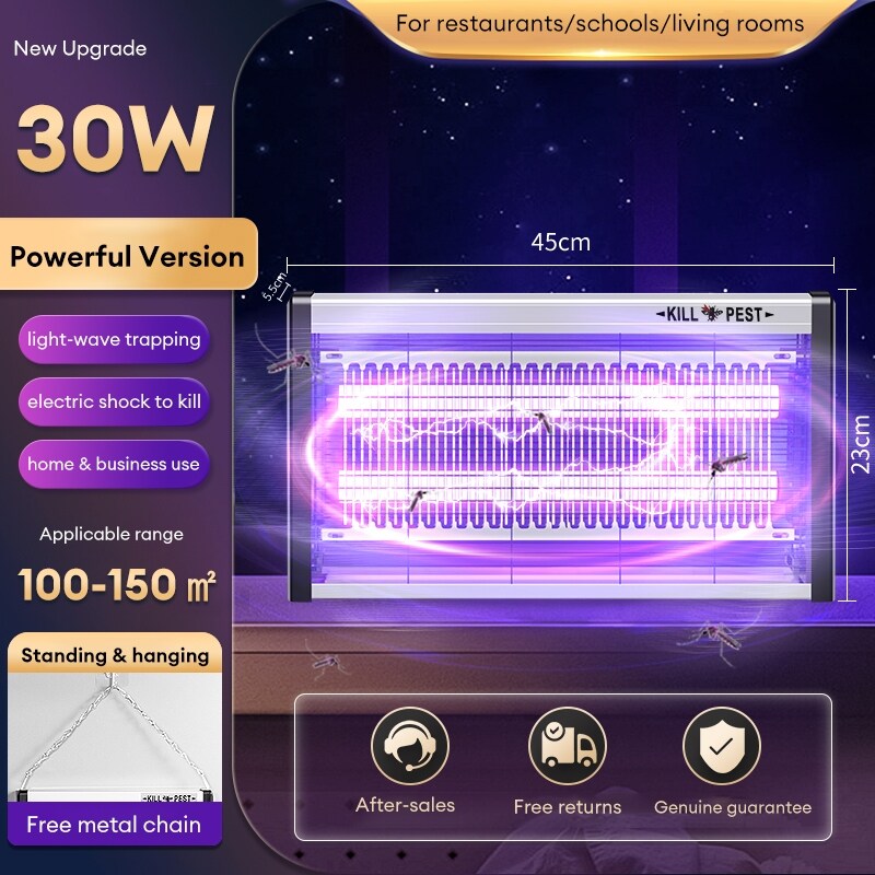 Electric Pest Killer UV Lamp Flying Fly Insect Killer Mosquito Traps ...