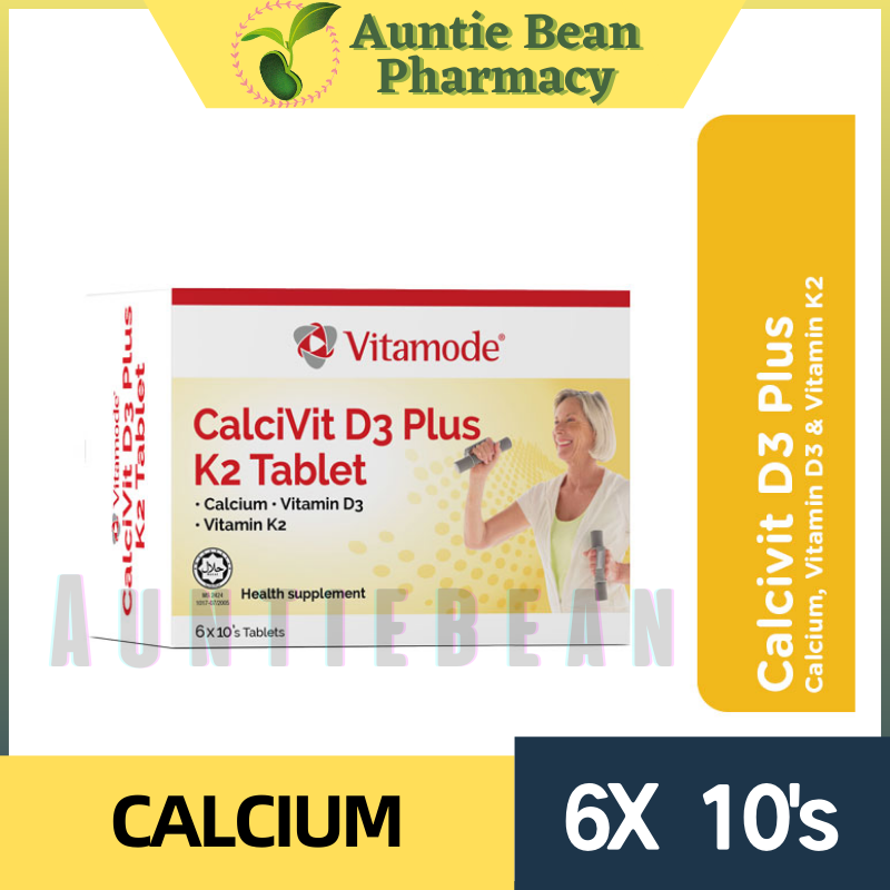 Vitamode CalciVit D3 Plus K2 60 Tablets exp:06/2024 | Lazada