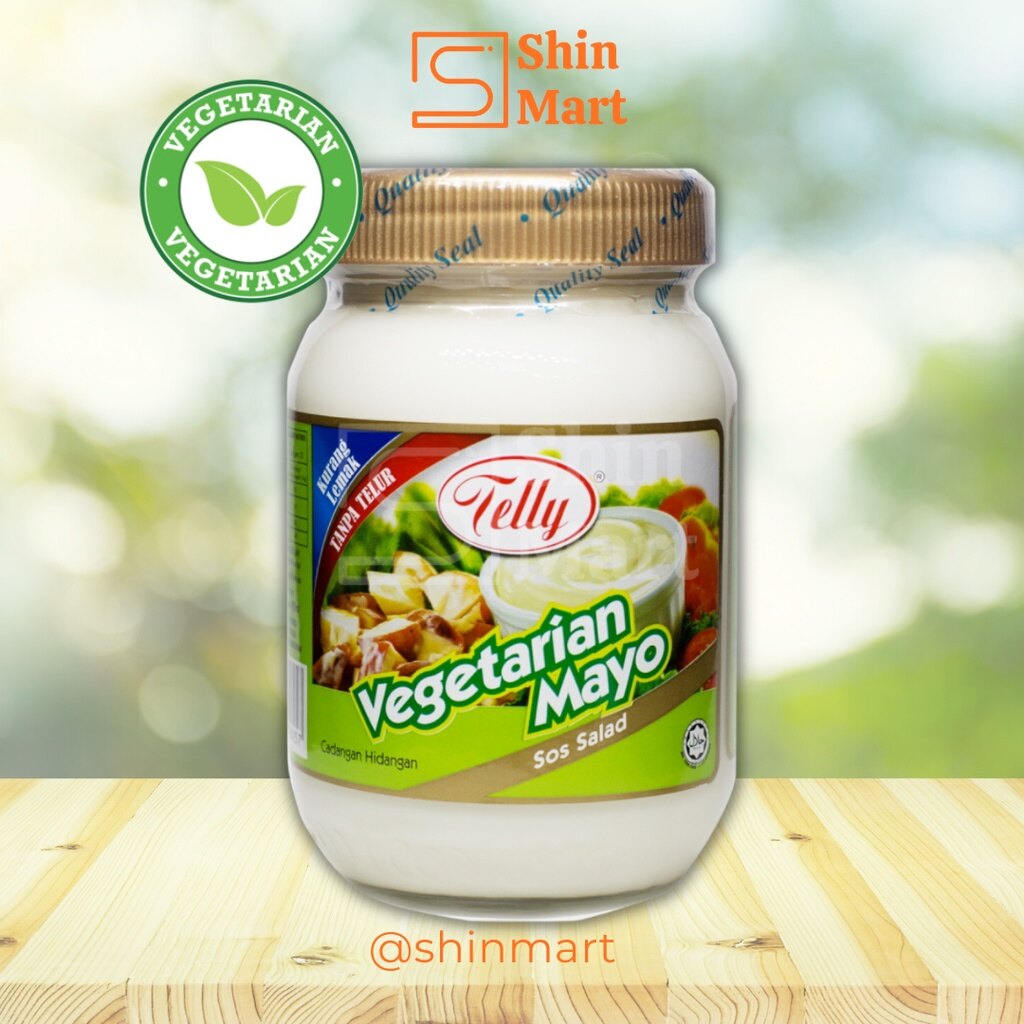 素沙拉酱 (230ml) Telly Vegetarian Mayo Sos Salad (NO EGG) 230ml - Halal ...