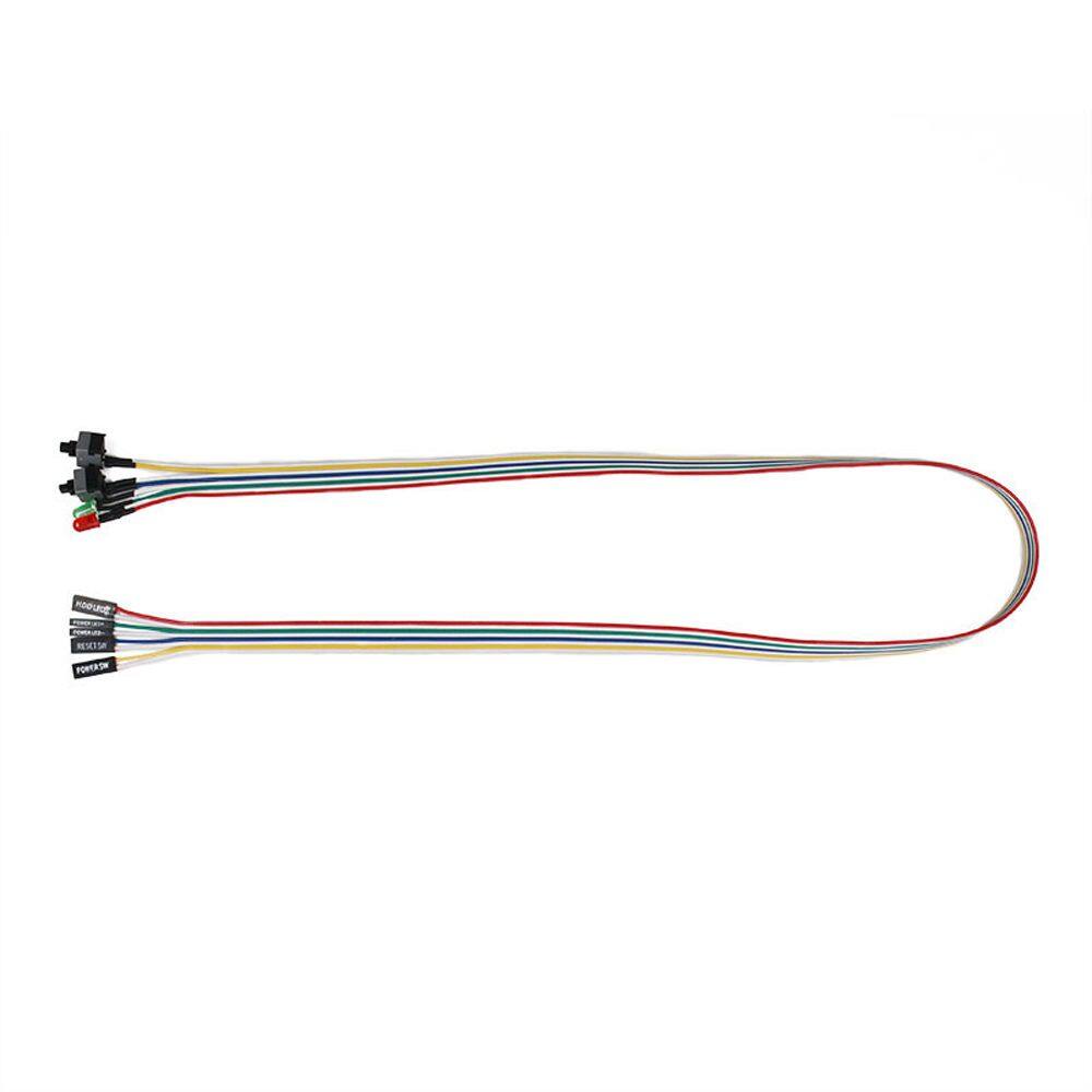 LEIFTNO 1PCS 68CM On/off/reset Original On Off Reset ATX PC Computer ...