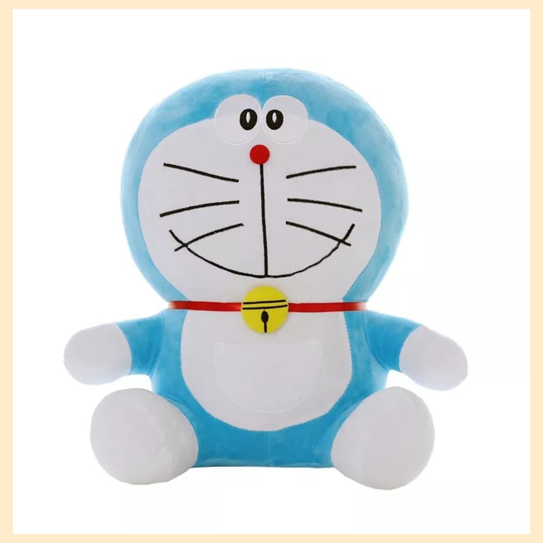25/50cm/70cm Doraemon Cartoon Cute Plush Toy Baby Kids Doll Mainan Anak ...