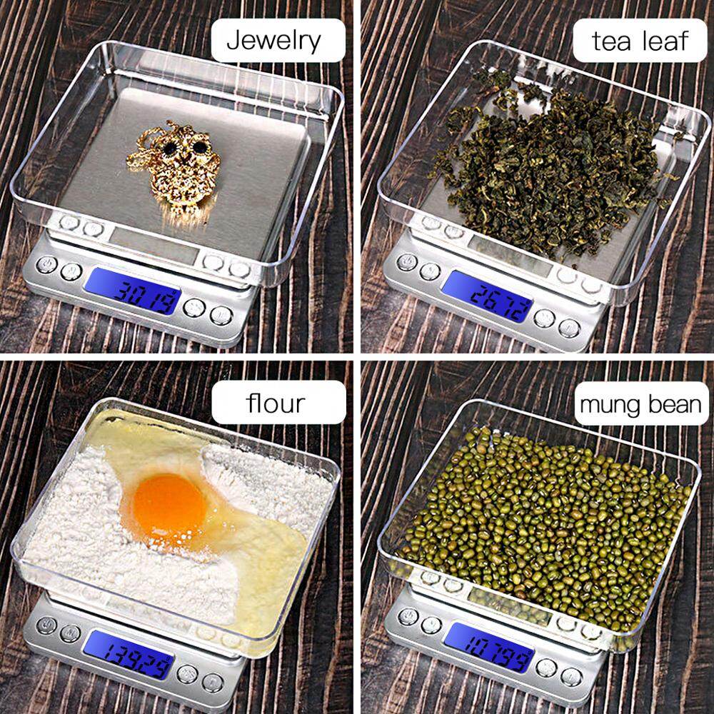 10543210.5 Kg Kitchen Scales10.10.01G High Accuracy Digital LCD Display ...