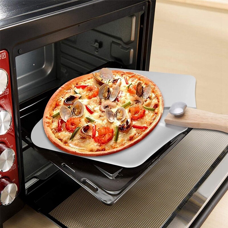Pizza Peel Aluminium Metal Pizza Paddle Pizza Shovel with Foldable ...