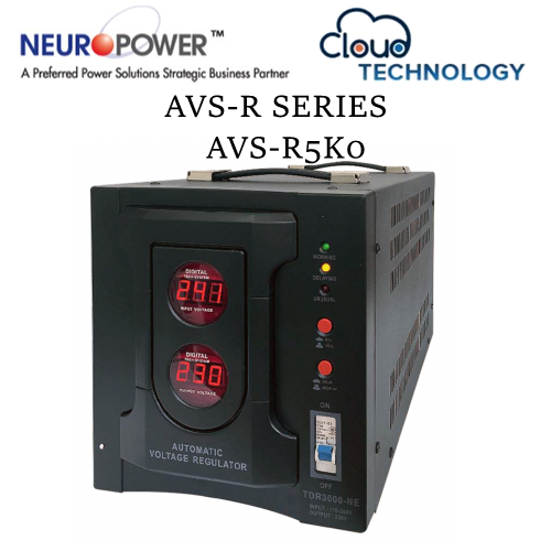 NEUROPOWER INDUSTRIAL AVS-R5K0 (5000VA) AVR AUTOMATIC VOLTAGE REGULATOR ...
