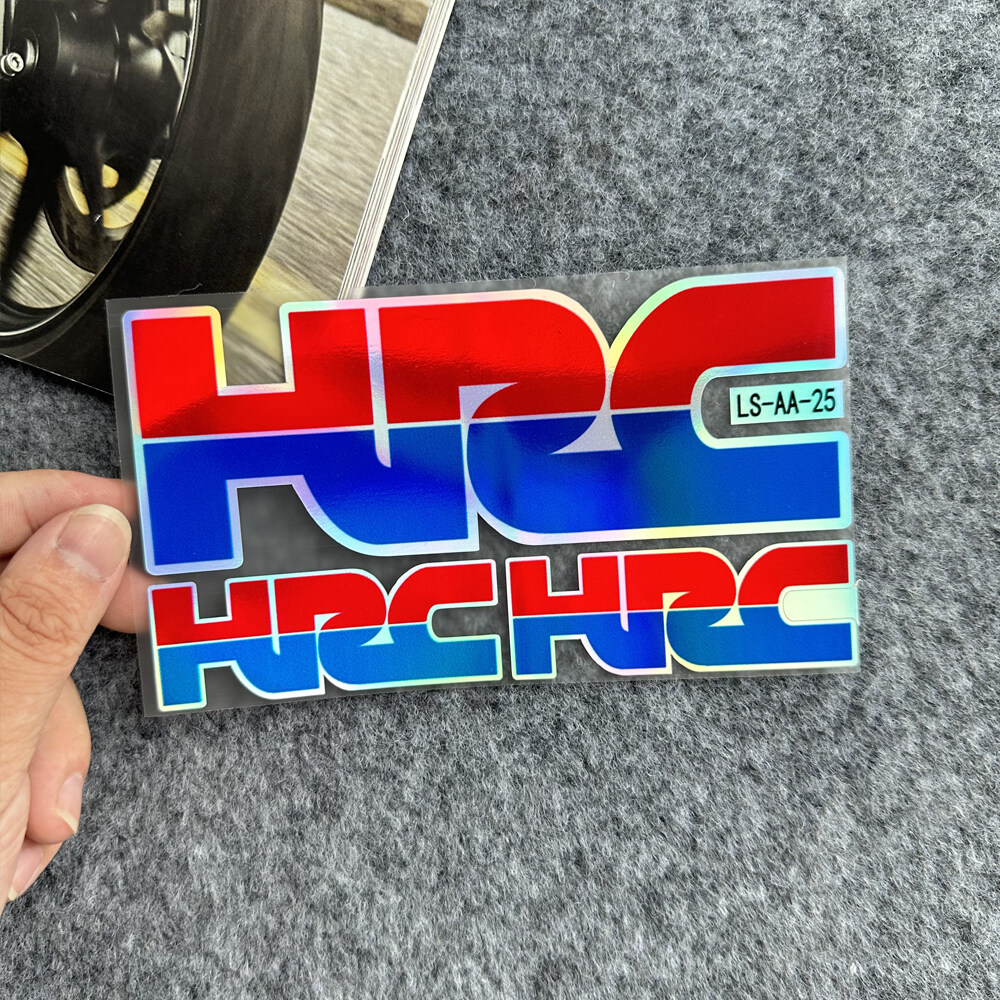 HRC Reflective Sticker Helmet Decal for Honda Motorcycle CBR Body ...