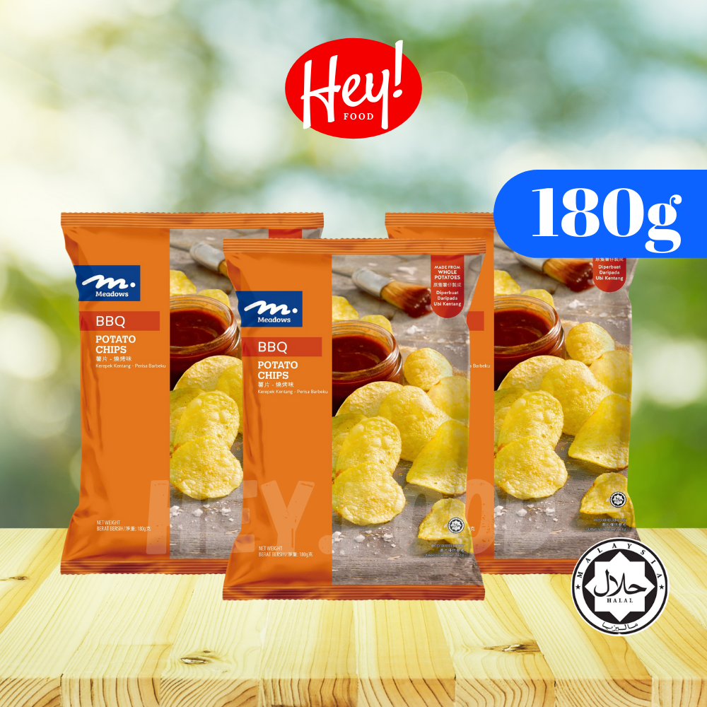 MEADOWS Potato Chips (180g) Truffle/ Original/ BBQ | Lazada