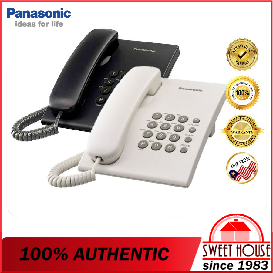 Panasonic KX-TS500ML Basic Single Line Phone KX-TS500 *RANDOM COLOR* | Lazada