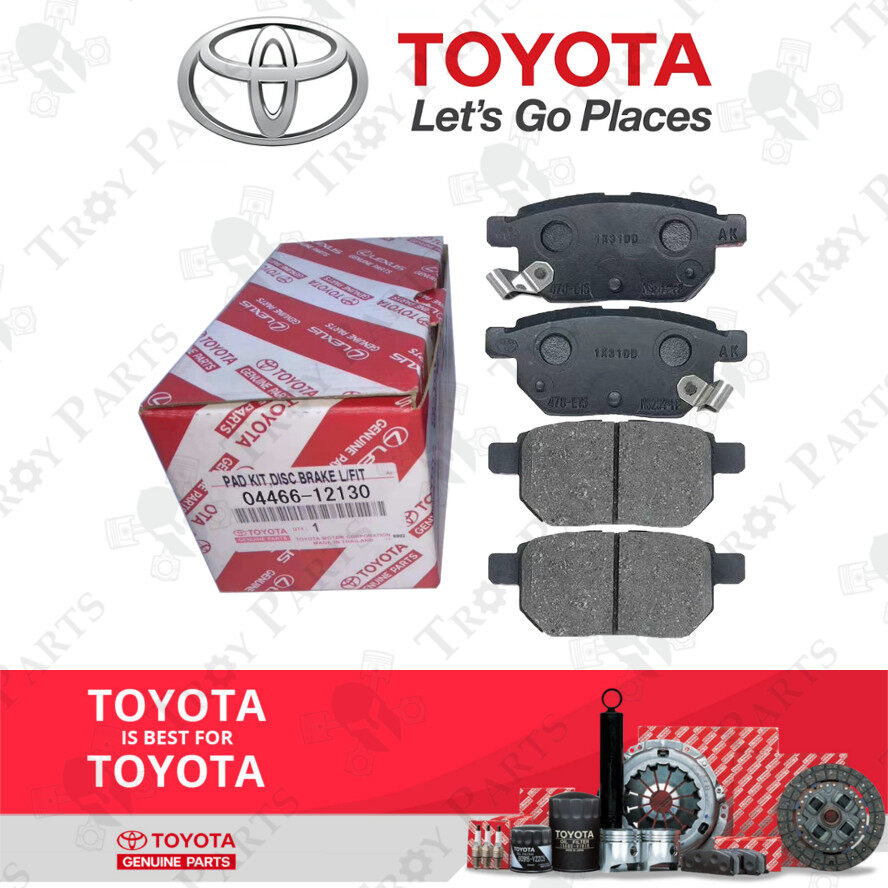 Original Toyota Rear Brake Pad 04466-12130 / 04466-02210 for Vios NCP93 ...