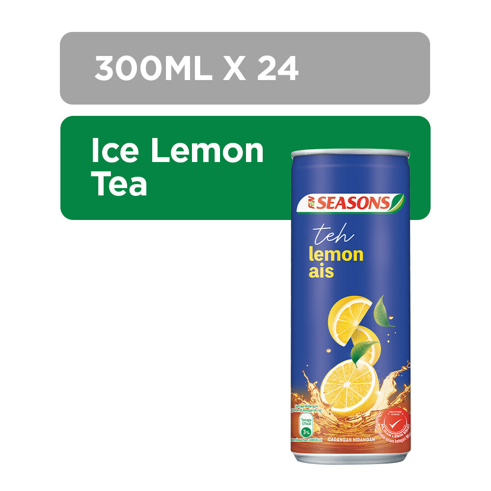 SEASONS Ice Lemon Tea 300ML x 24 | Lazada
