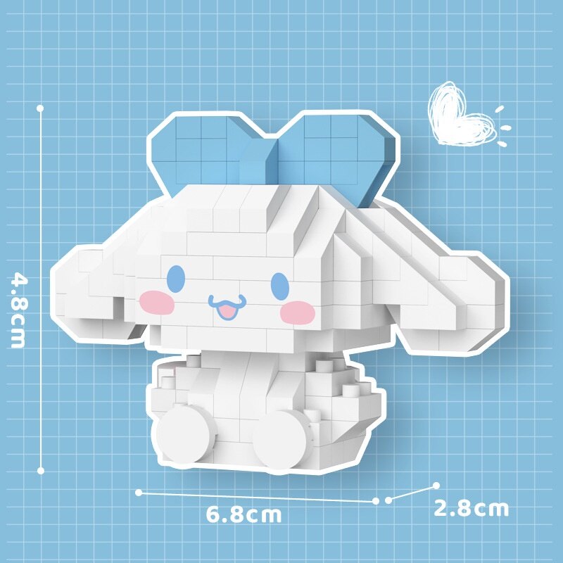 Nano Blocks NEW Kuromi My Melody Hello Kitty Building Blocks Toys Girls ...