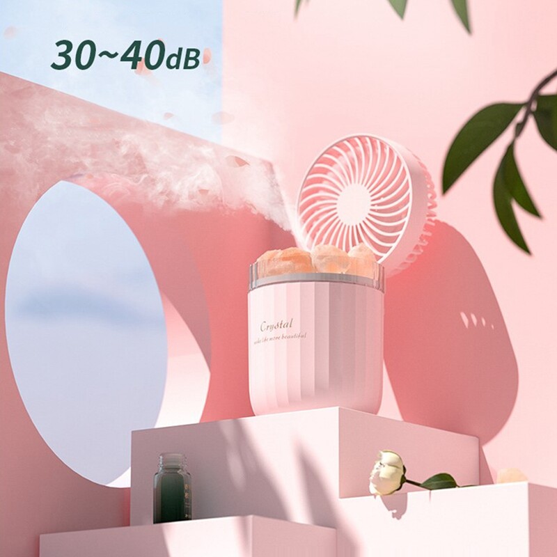 Portable Crystal Aromatherapy Humidifier USB Wireless Aroma Oil ...
