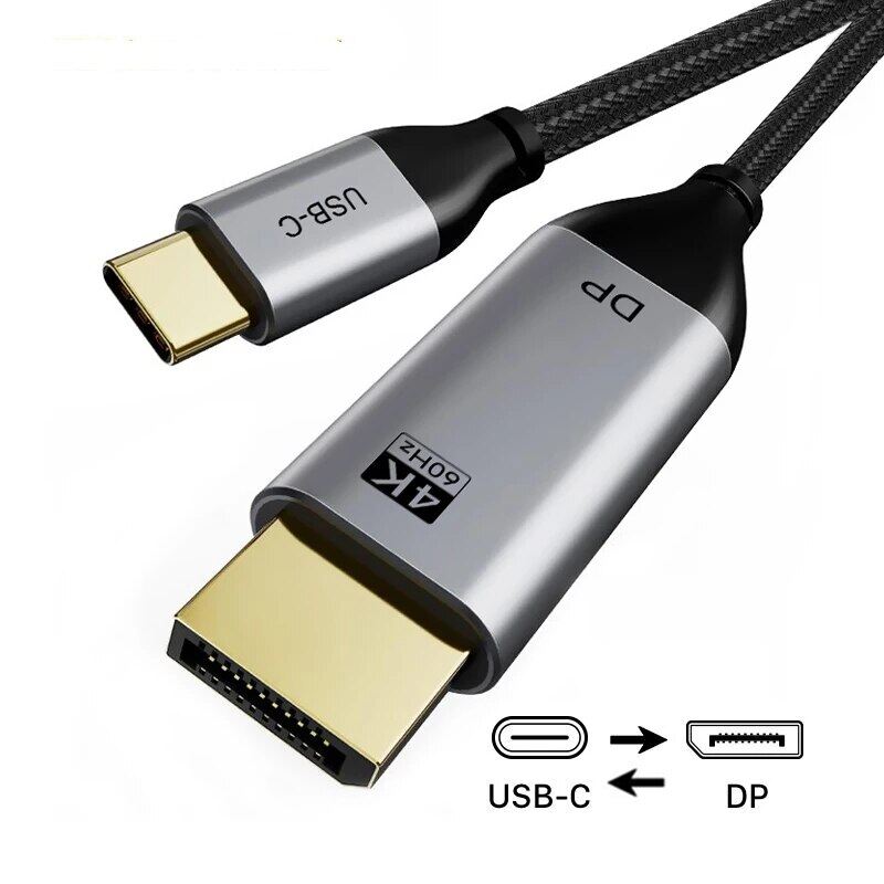 ช่องแสดงผลไปยัง USB C Bi-Directional 4K DP Type C 3.1เพื่อแสดงพอร์ต ...