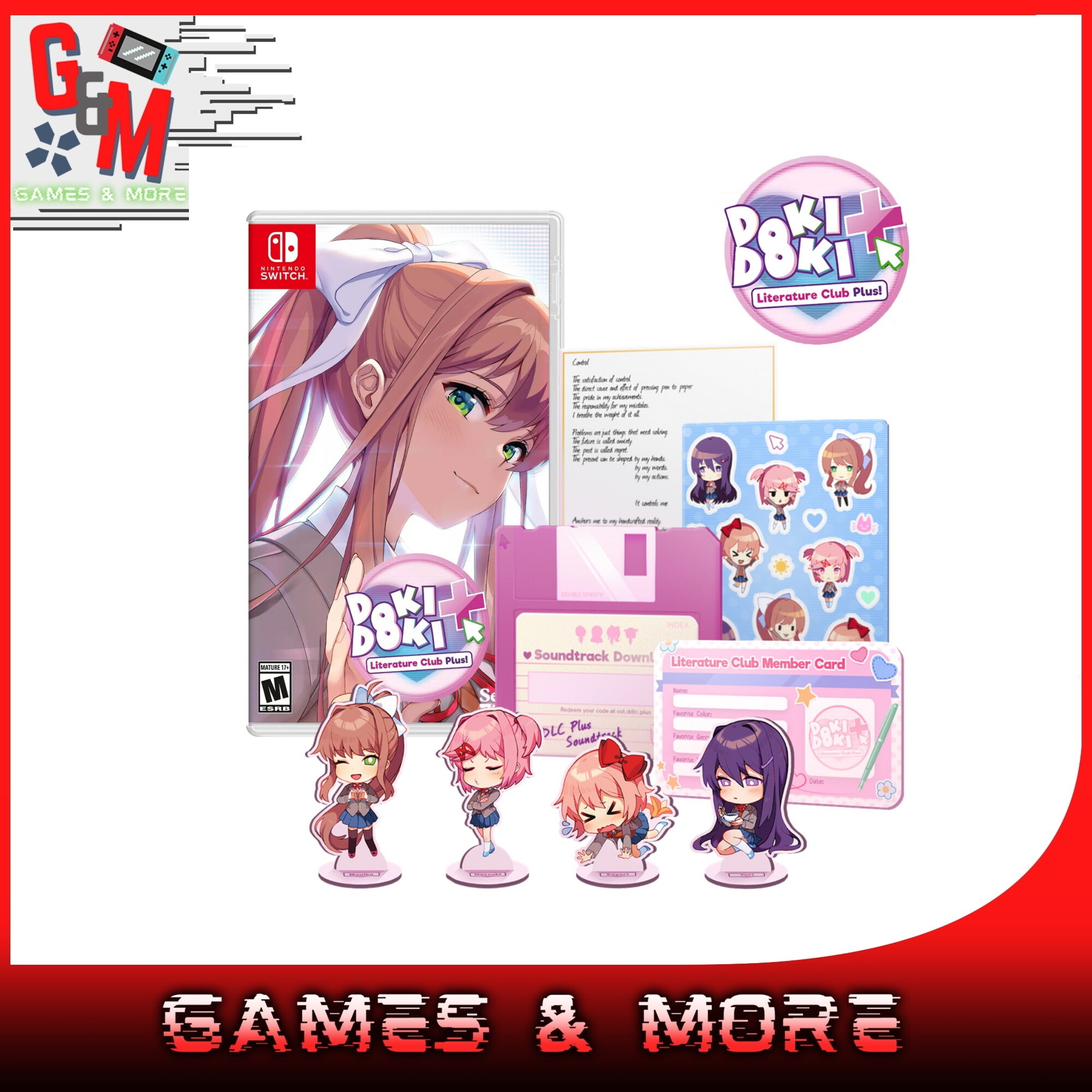 Nintendo Switch Doki Doki Literature Club Plus! (English/ Chinese) [US ...