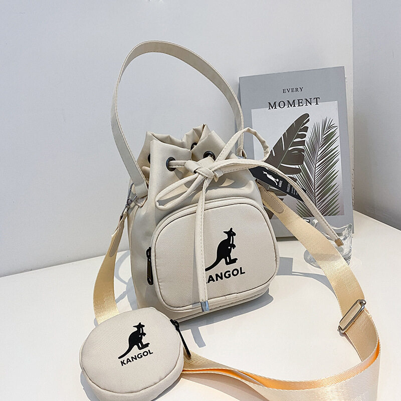 Kangol Bag Korean Fashion Kangaroo Drawstring Bucket Bag Singel ...