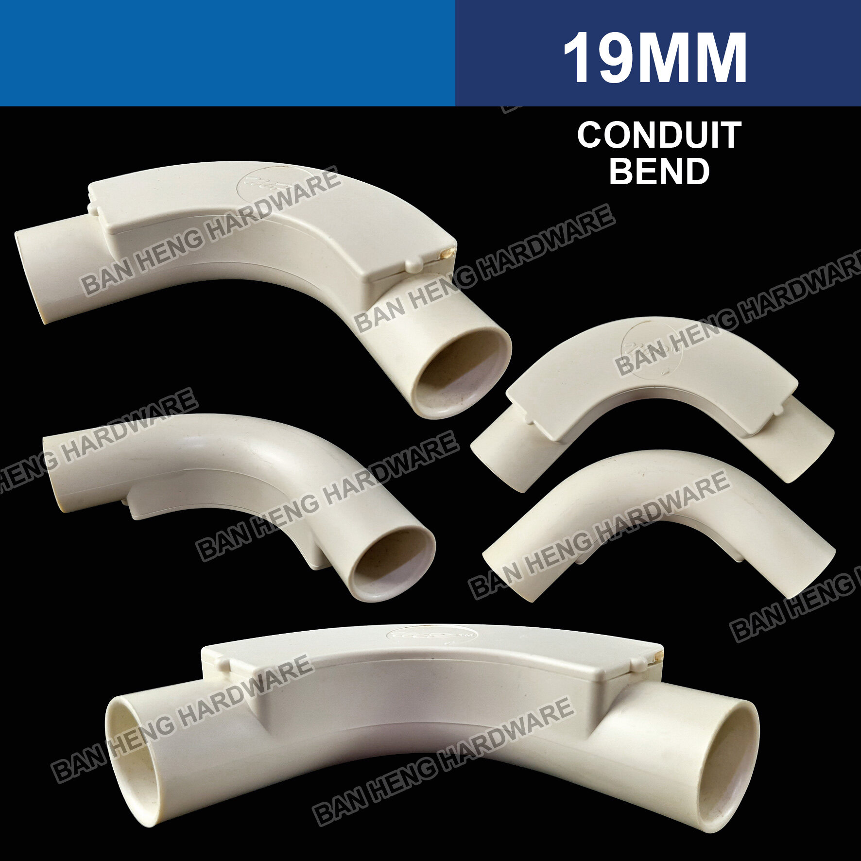 3/4" 20mm PVC Conduit Fitting Box Accessories - 1way, 2way, 3way, 4way, Clip Saddle, Coupling ...