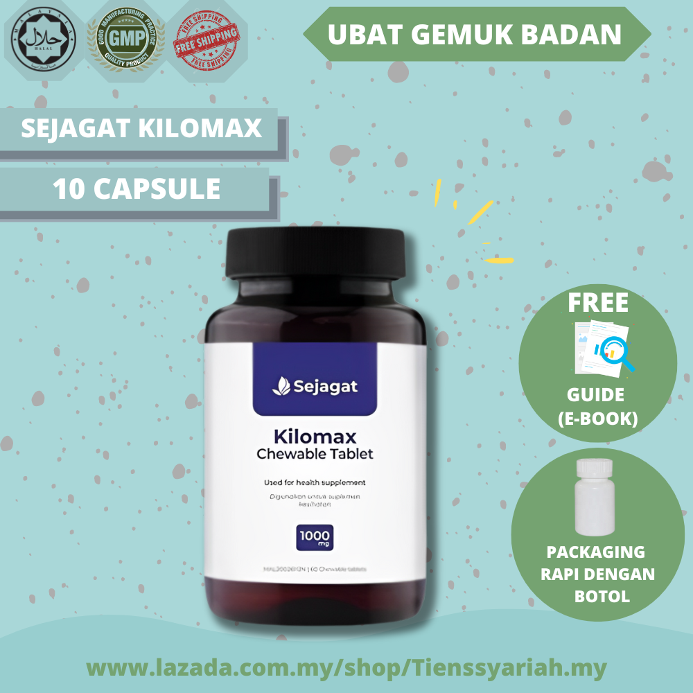 KILOMAX UBAT GEMUK SEJAGAT ORIGINAL lulus kkm supplement Vitamin Weight ...