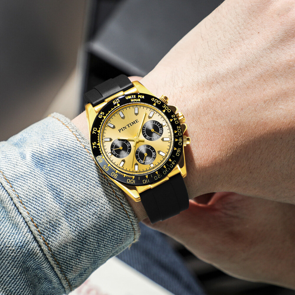 Men's Popular Six Pin Private Fashion Watch Quartz Watch - SeaTime ...