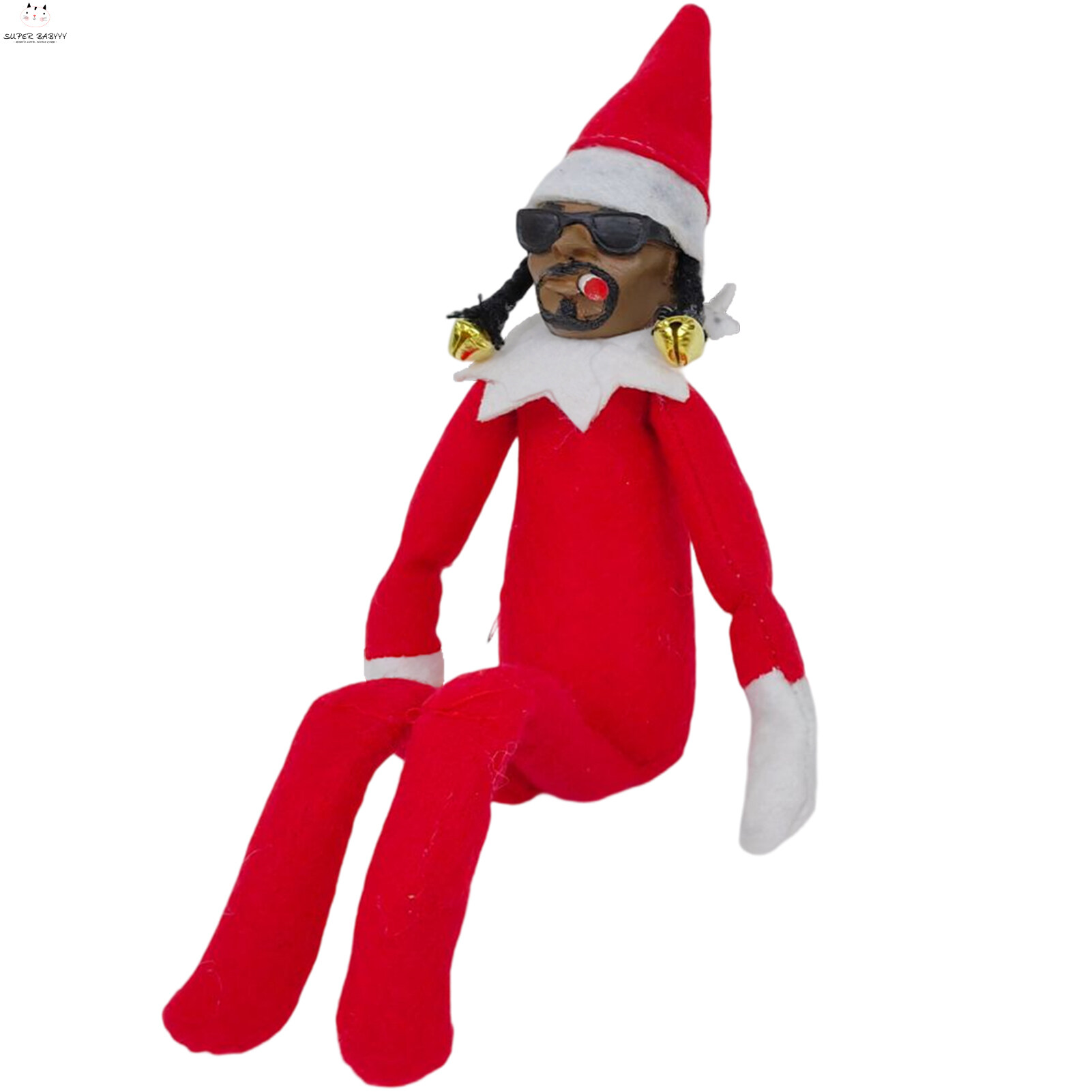 SBY Novelty Long Bendy Plush Toy Cartoon Rapper in the Elf Costume ...