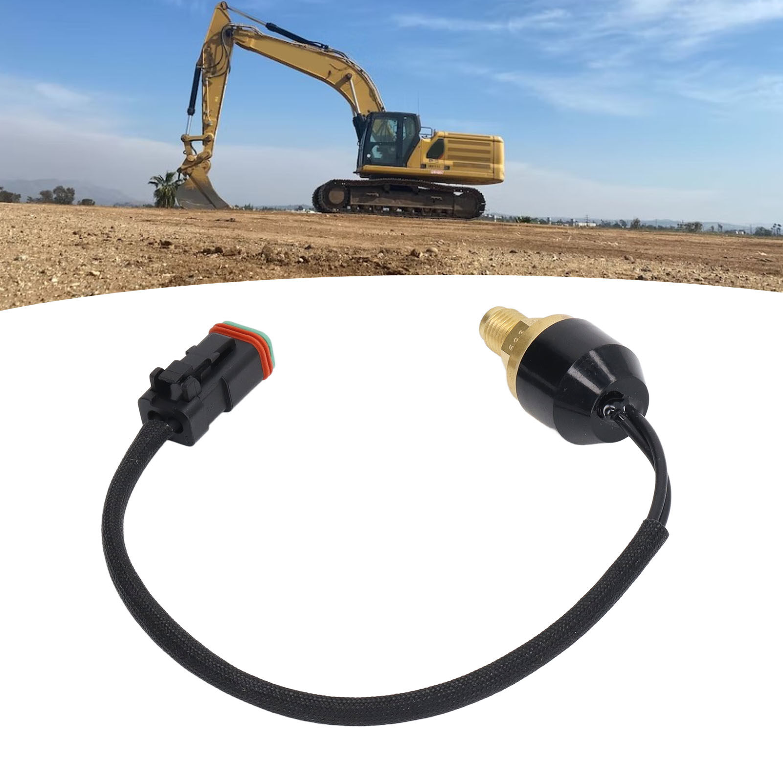 Pressure Switch Sensor Engine Oil Transducer for Caterpillar CAT E307 ...