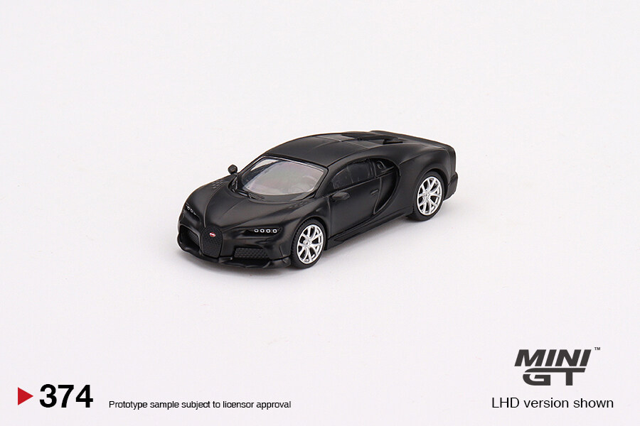MINI GT 1:64 Bugatti Chiron Super Sport 300 Matte Black LHD Diecast ...
