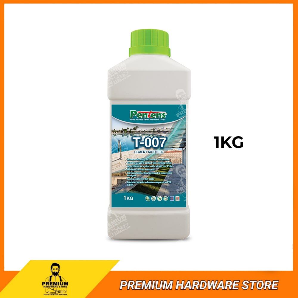 PENTENS T-007 Cement Modifier 1KG Waterproof Waterproofing Primer WP ...