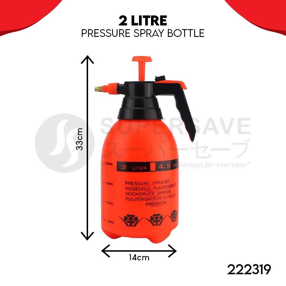 Pressure Sprayer Pressure Spray Bottle (0.8/1.5/2/3 Liters) l Sprayer ...