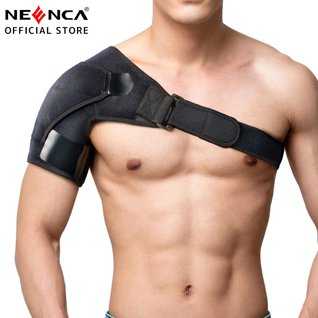 NEENCA Shoulder Support Brace with Pressure Pad for Men Women ...