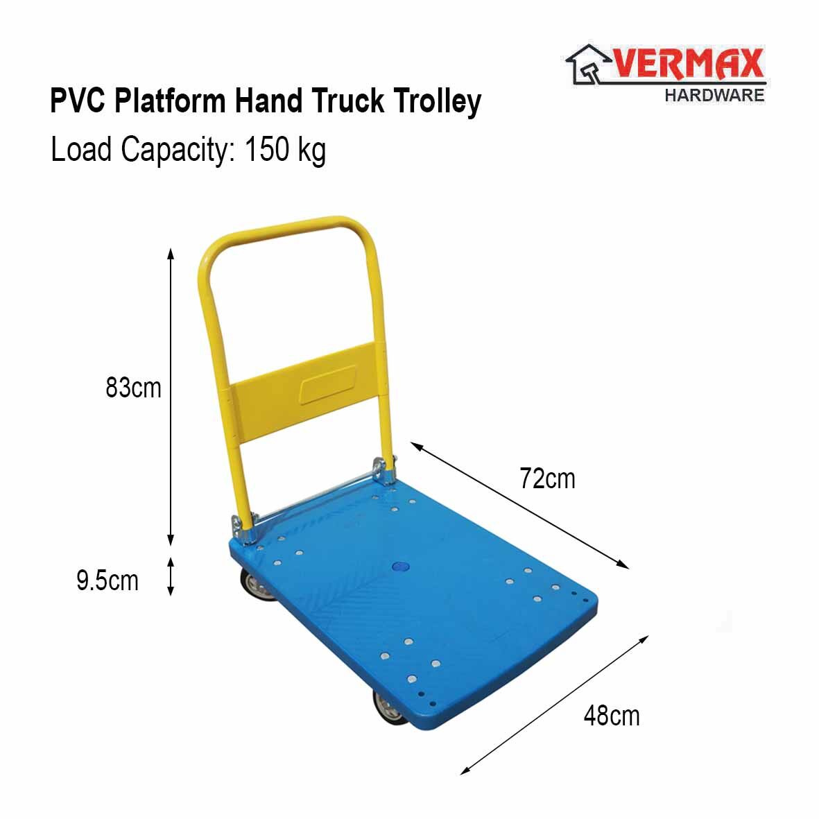 PVC Platform Hand Truck Trolley Foldable Portable/ Troli Plastic PVC ...