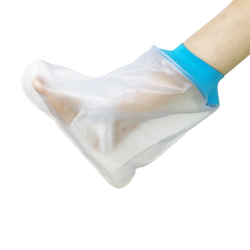 Watertight Foot Protector Bathing Waterproof Cover Shower Foot Rest ...