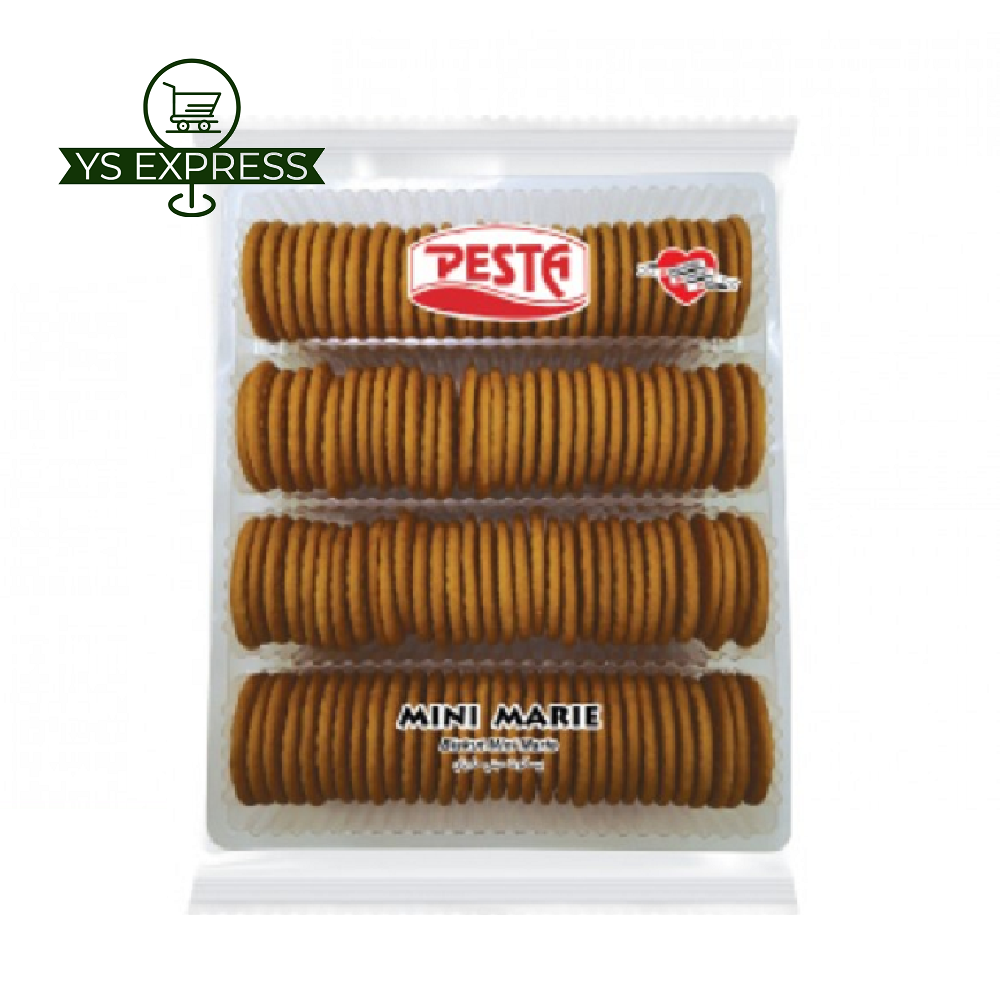 PESTA Mini Marie Cookies 420g - Biskut Mini Marie | Lazada