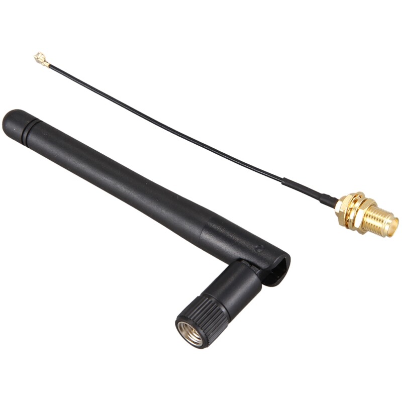 2X 433Mhz Antenna 5Dbi GSM RP-SMA Plug Rubber Waterproof Lorawan ...