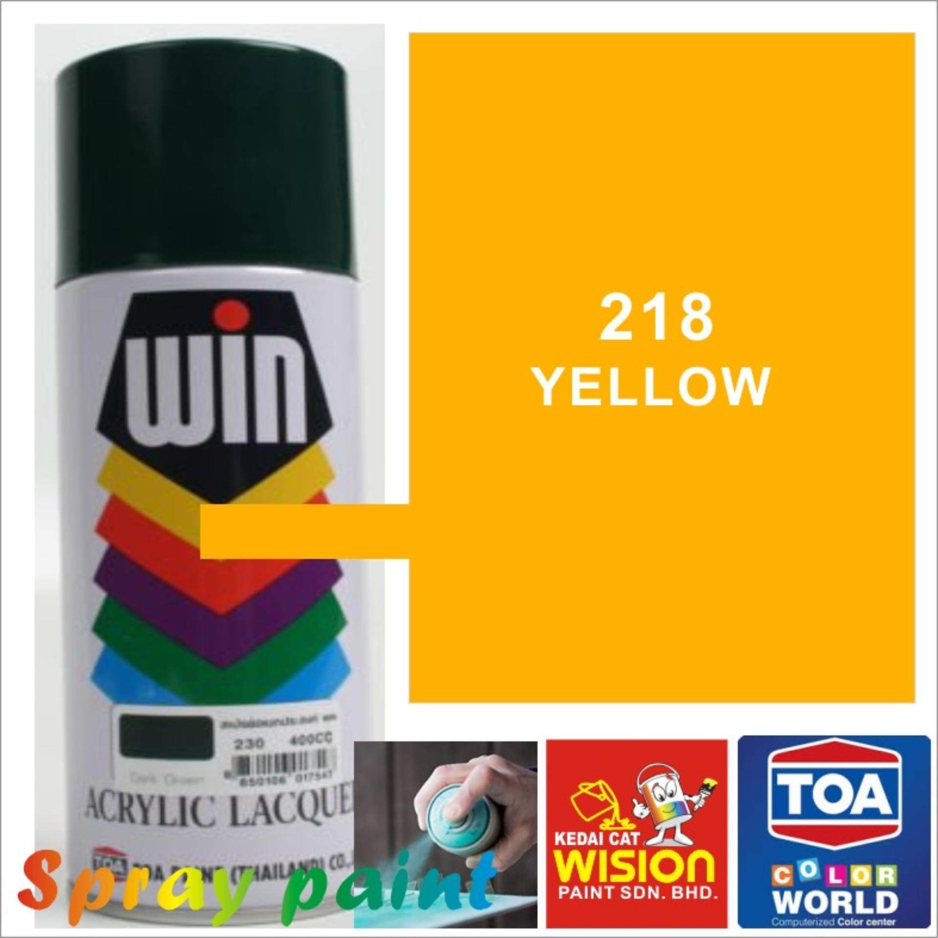 TOA Win All-Purpose Aerosol Spray 400ml - 218 Yellow | Lazada