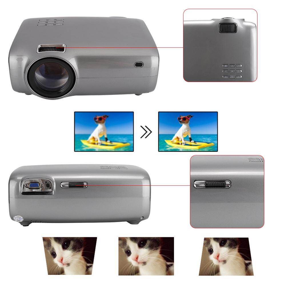 เครื่องฉายภาพความละเอียดสูง,หน้าจอ LCD 110-240V 4.3นิ้ว1920X1080P Wifi ...