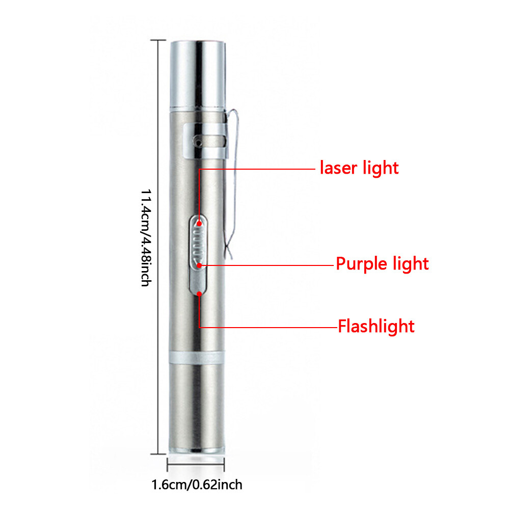 แฟนตาซี3ใน1 Interactive USB ชาร์จเลเซอร์จุดสีแดง Light ของเล่นแมวตลก ...