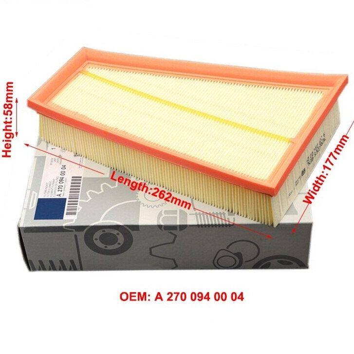 RHD Car Air Filter A2700940004 1Pcs For Mercedes Benz A GLA CLA B CLASS ...