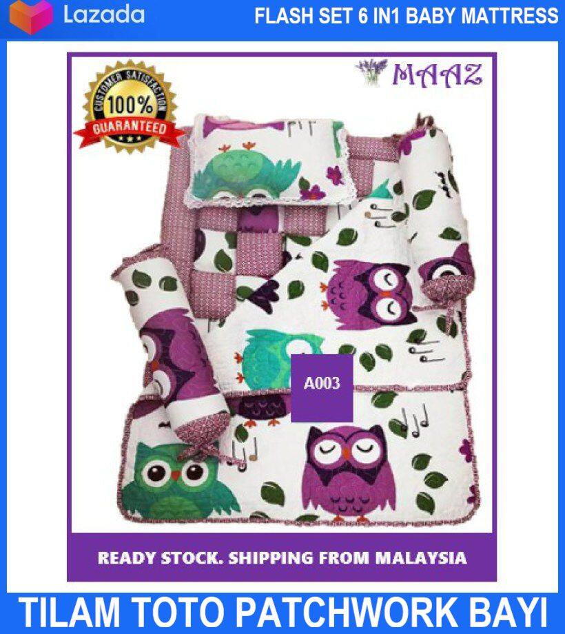 Flash SET 6 In1 Baby Mattress Tilam Toto Patchwork Bayi | Lazada