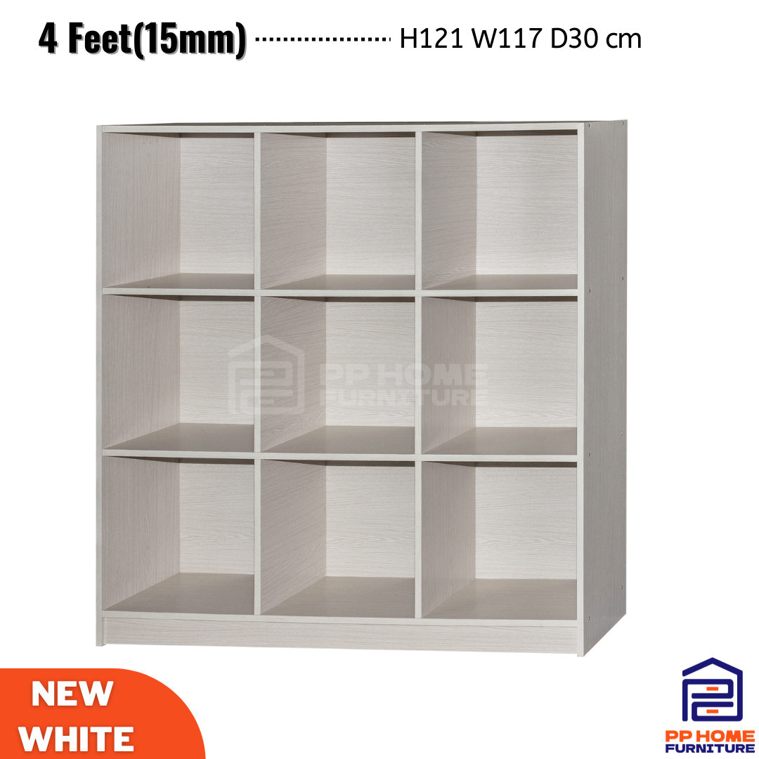 [12.12] 9-Holes Multi-storage Book Shelf/Bookcase/Book cabinet ...