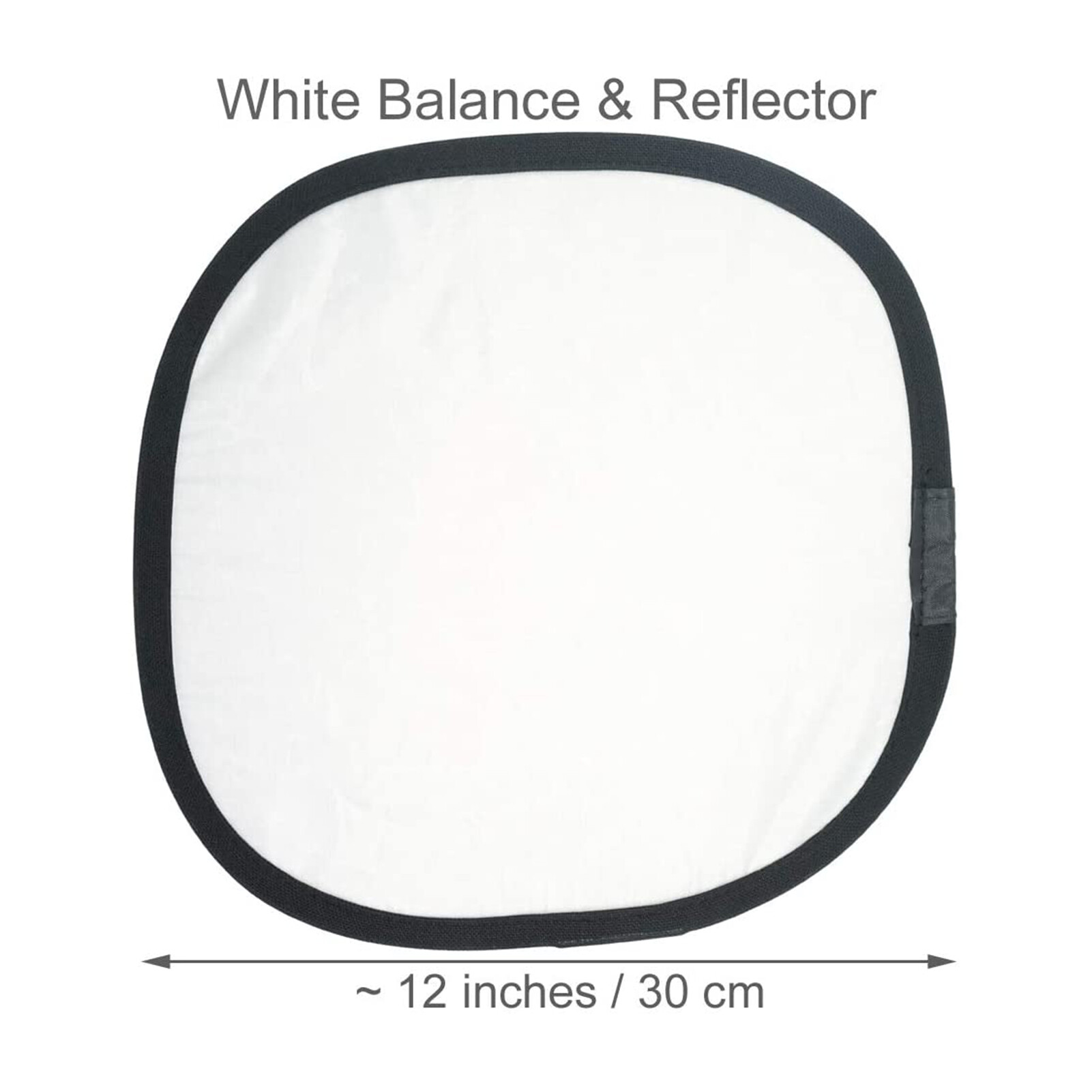 12 inch 18% Grey/White Balance Card Folding White Balance Reference ...