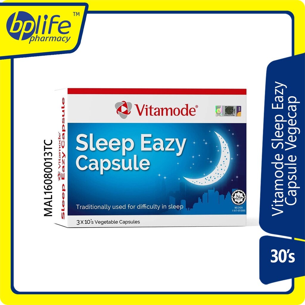 Vitamode Sleep Eazy Capsule Vegecap 30s | Lazada