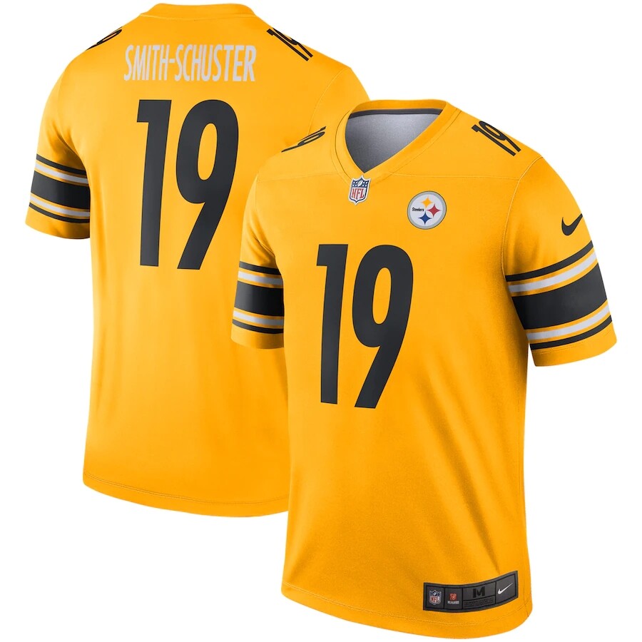 2022 NFL Jerseys JuJu Smith-Schuster Pittsburgh Steelers #19 Stitched ...