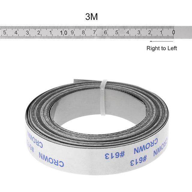 {hot} 1M 3M Stainless Steel Miter Track Tape Measure Self Adhesive ...