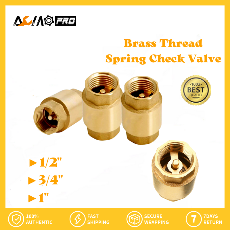 AumoPro 1pc Vertical Thread Stop Valve Check Valve 1/2" , 3/4" , 1" , 1 ...