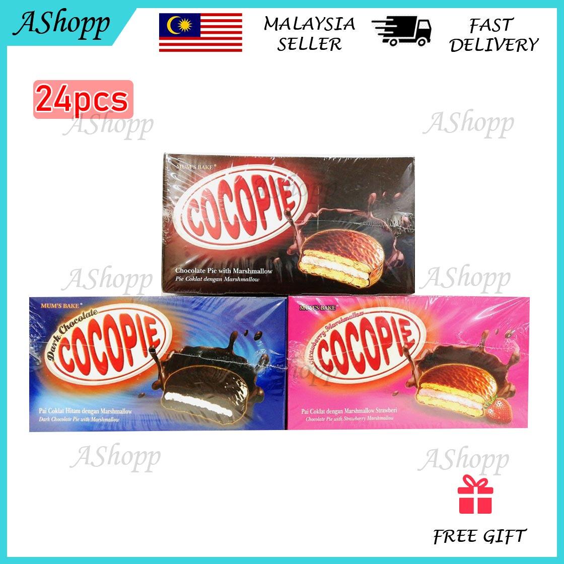 AShopp Mum's Bake Cocopie. 25g X 24pcs Individual Pack Strawberry ...