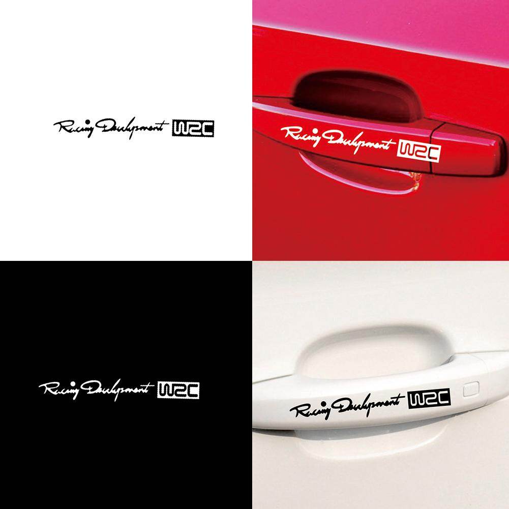 chaotui45441® 4Pcs WRC Door Handle Stickers Decal Rally Car for Toyota ...